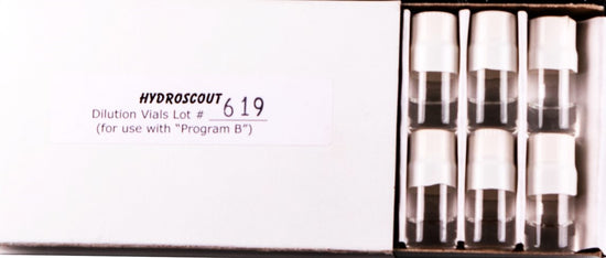HydroSCOUT® High Range Dilution Vials – DEXSIL